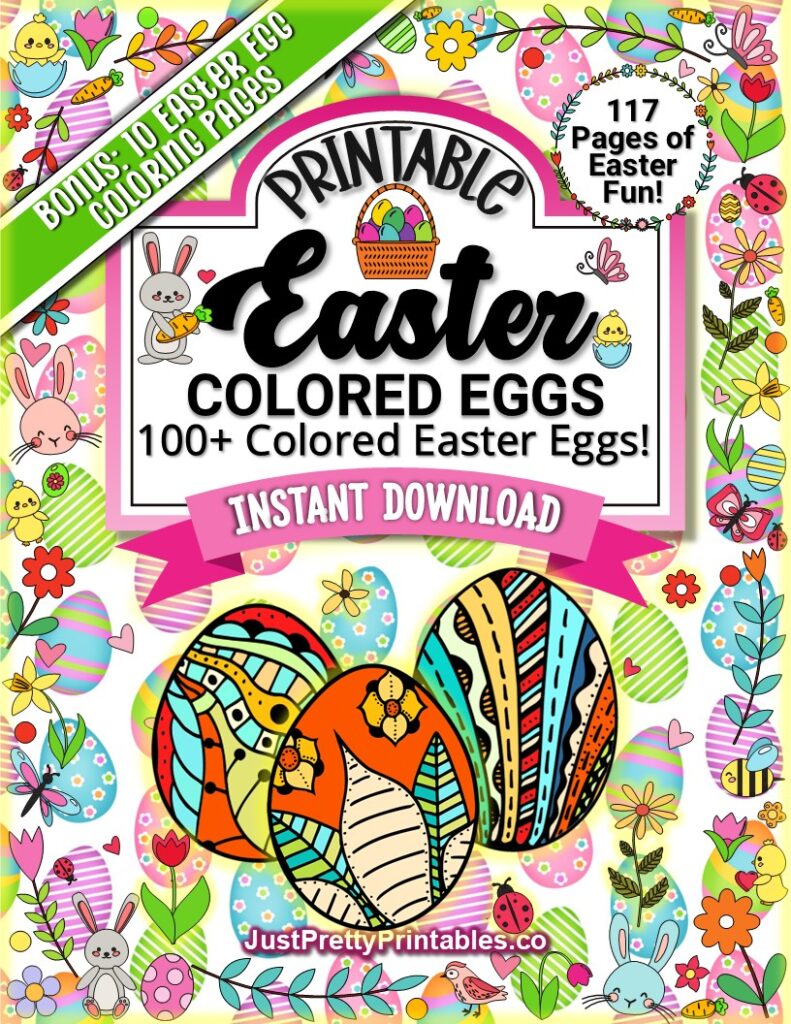 Free Printable Easter Basket Coloring Pages for Kids