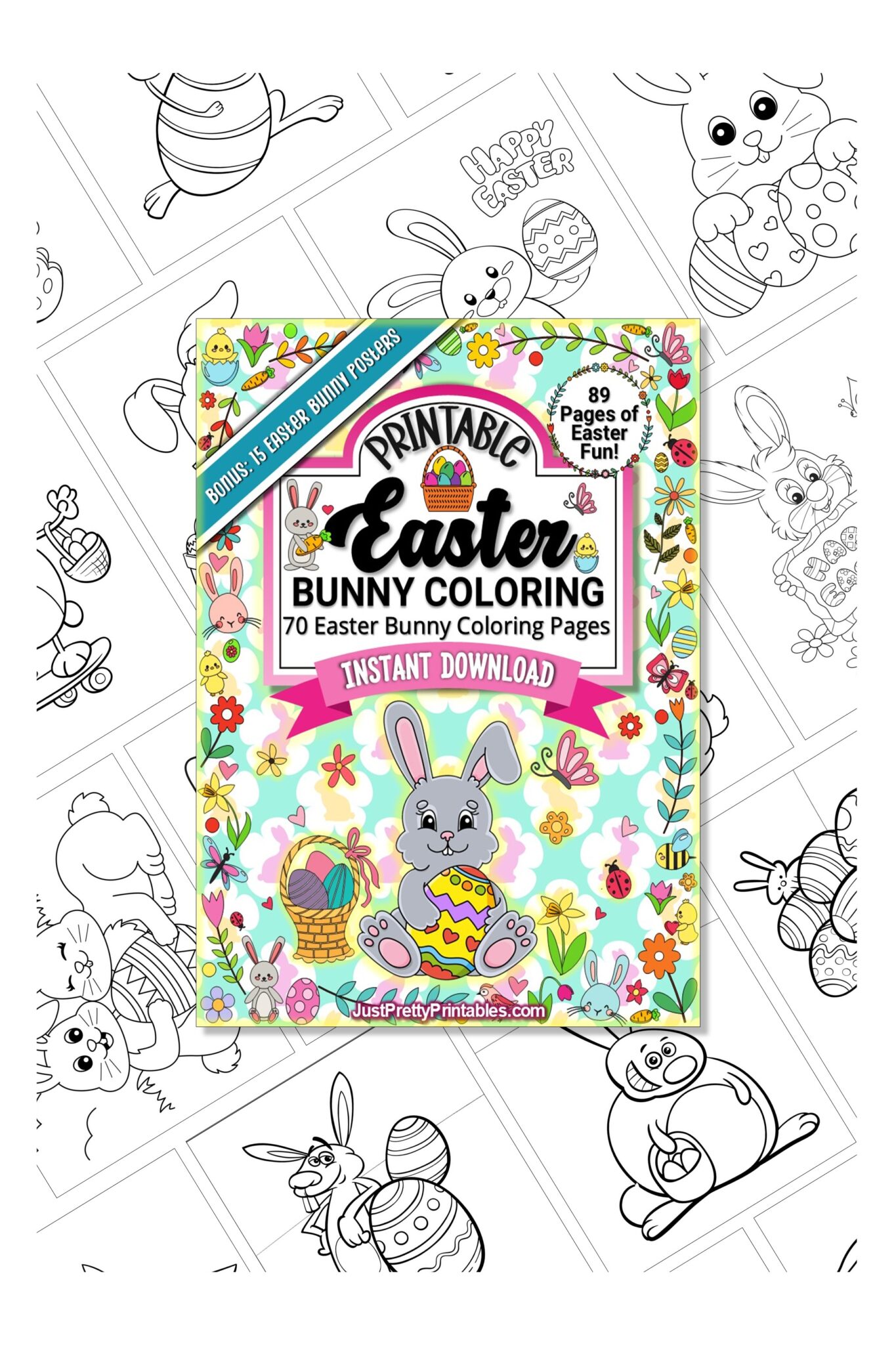 Free Printable Easter Bunny Coloring Pages for Kids