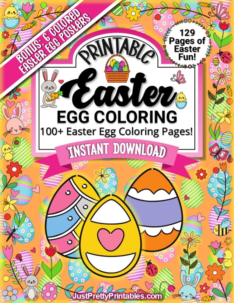 Free Printable Easter Egg Templates & Coloring Pages